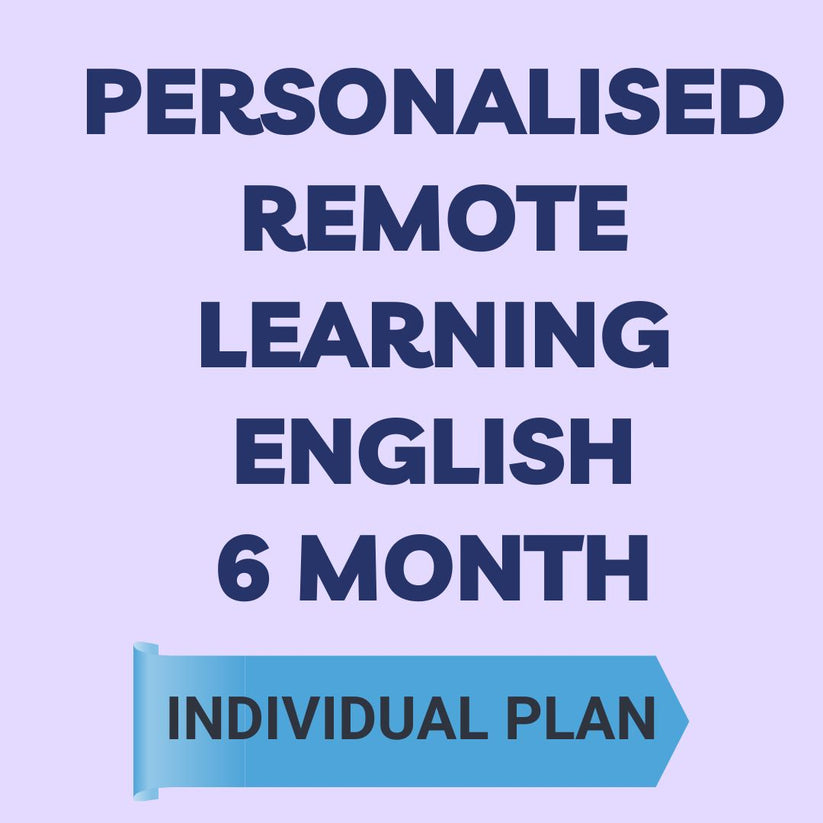 Personalised Remote Learning English (6 month Individual Plan) – CLH
